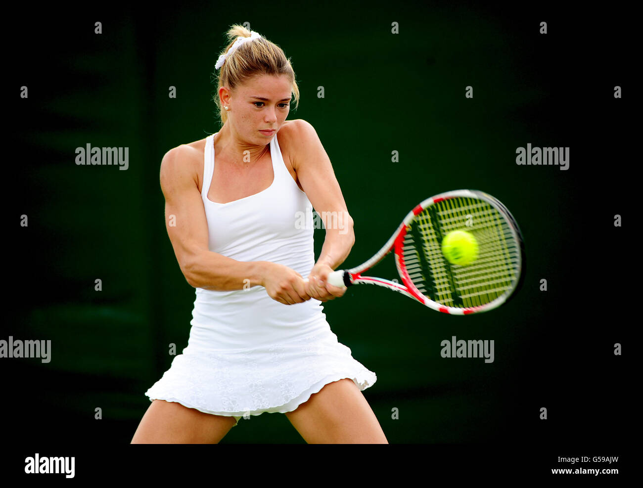 Italie camila giorgi en action contre sa compatriote flavia pennetta ...