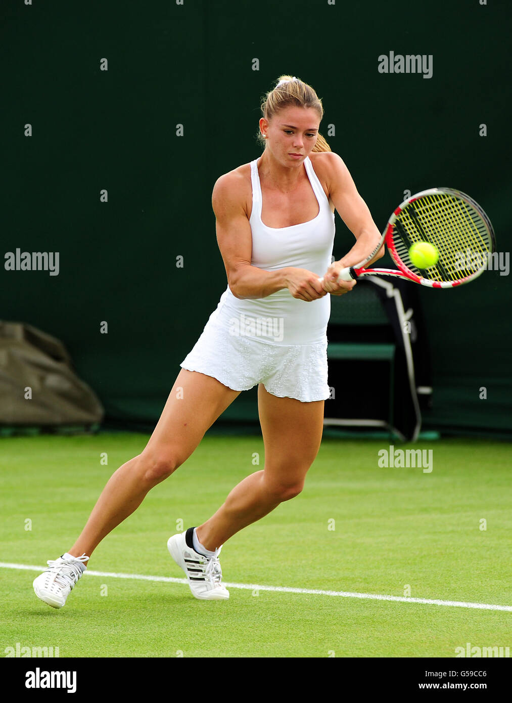 Italie camila giorgi en action contre sa compatriote flavia pennetta ...