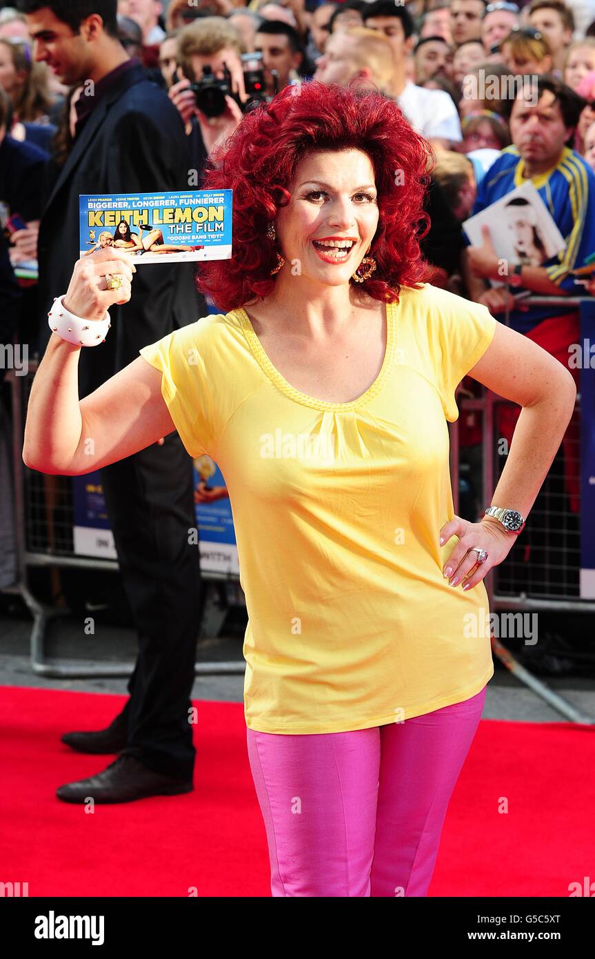 Cleo rocos arrivant uk premiere keith citron Banque de photographies et ...