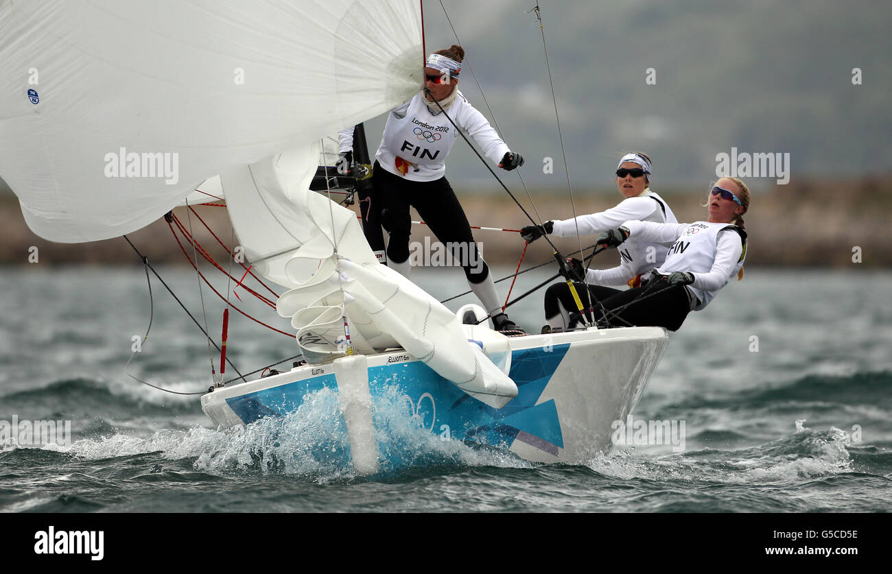 Voile elliott 6m wmr elliott 6m match raci jeux olympiques voile Banque ...