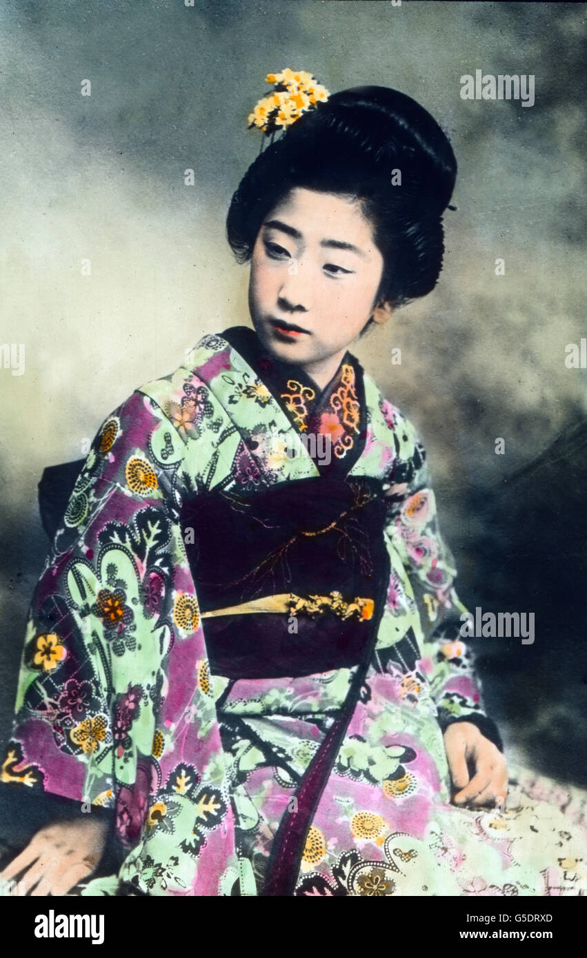 Japan geisha 1920s Banque de photographies et d’images à haute ...