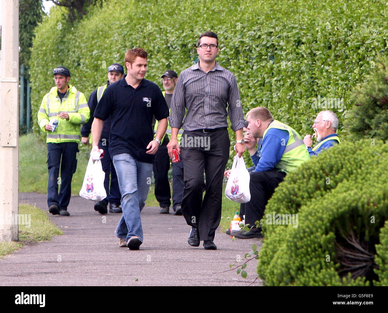 The caterpillar factory at larne in co antrim Banque de photographies ...