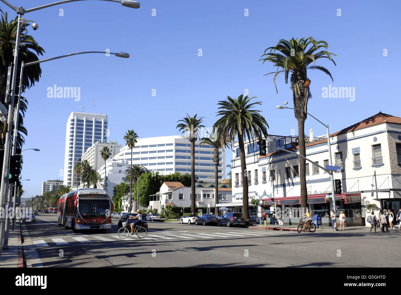 Downtown santa monica Banque de photographies et d’images à haute ...
