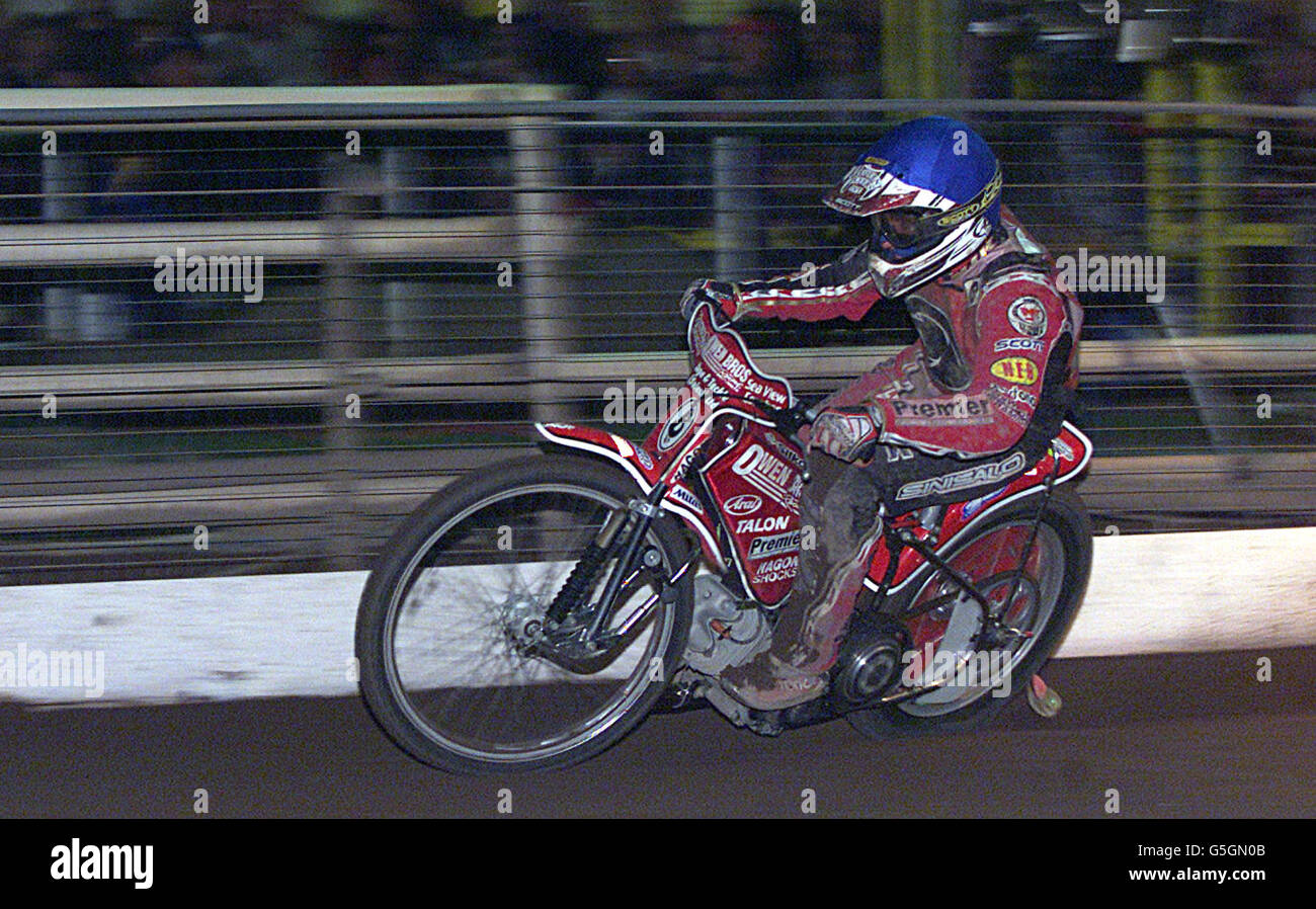Sheffield speedway stade owlerton mark loram Banque de photographies et ...