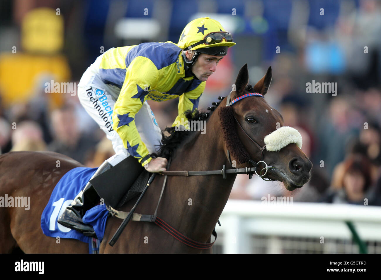 Maîtresse de Rome, conduite par le jockey Paul Mulrennan, qui se poste ...