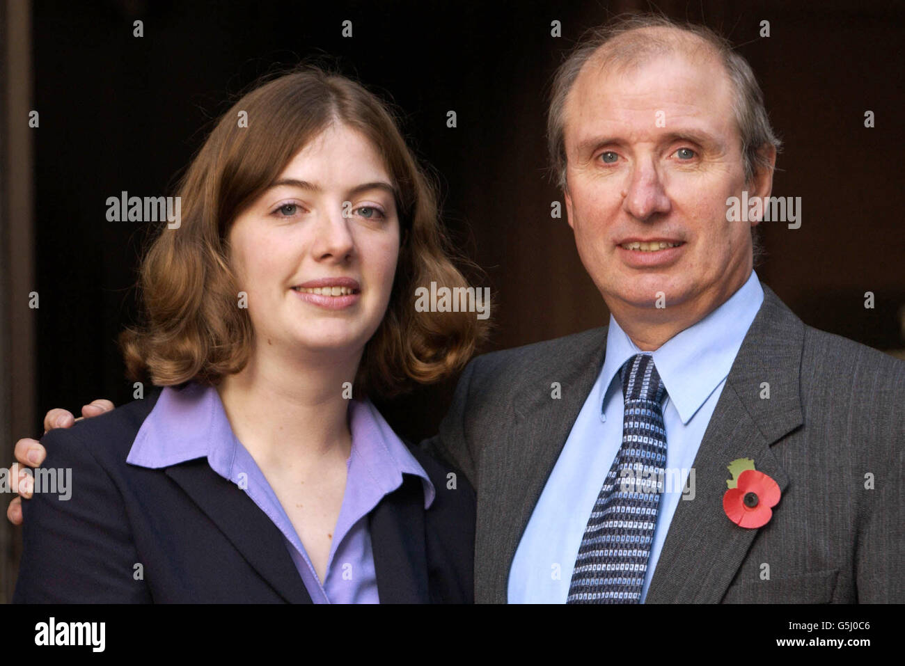 Phil williamson avec sa fille helen williamson Banque de photographies ...