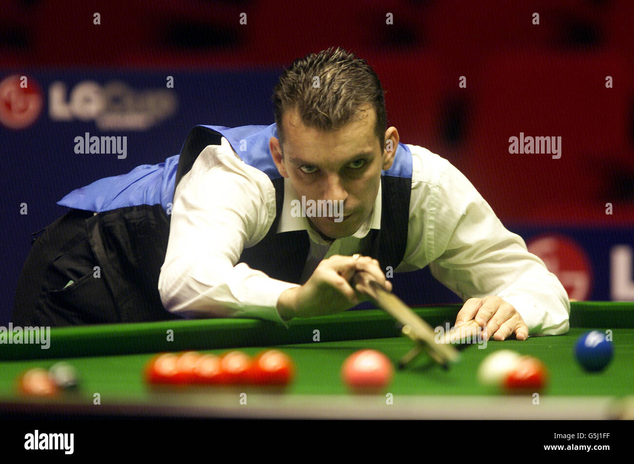 Pendant le snooker lg cup preston Banque de photographies et d’images à ...