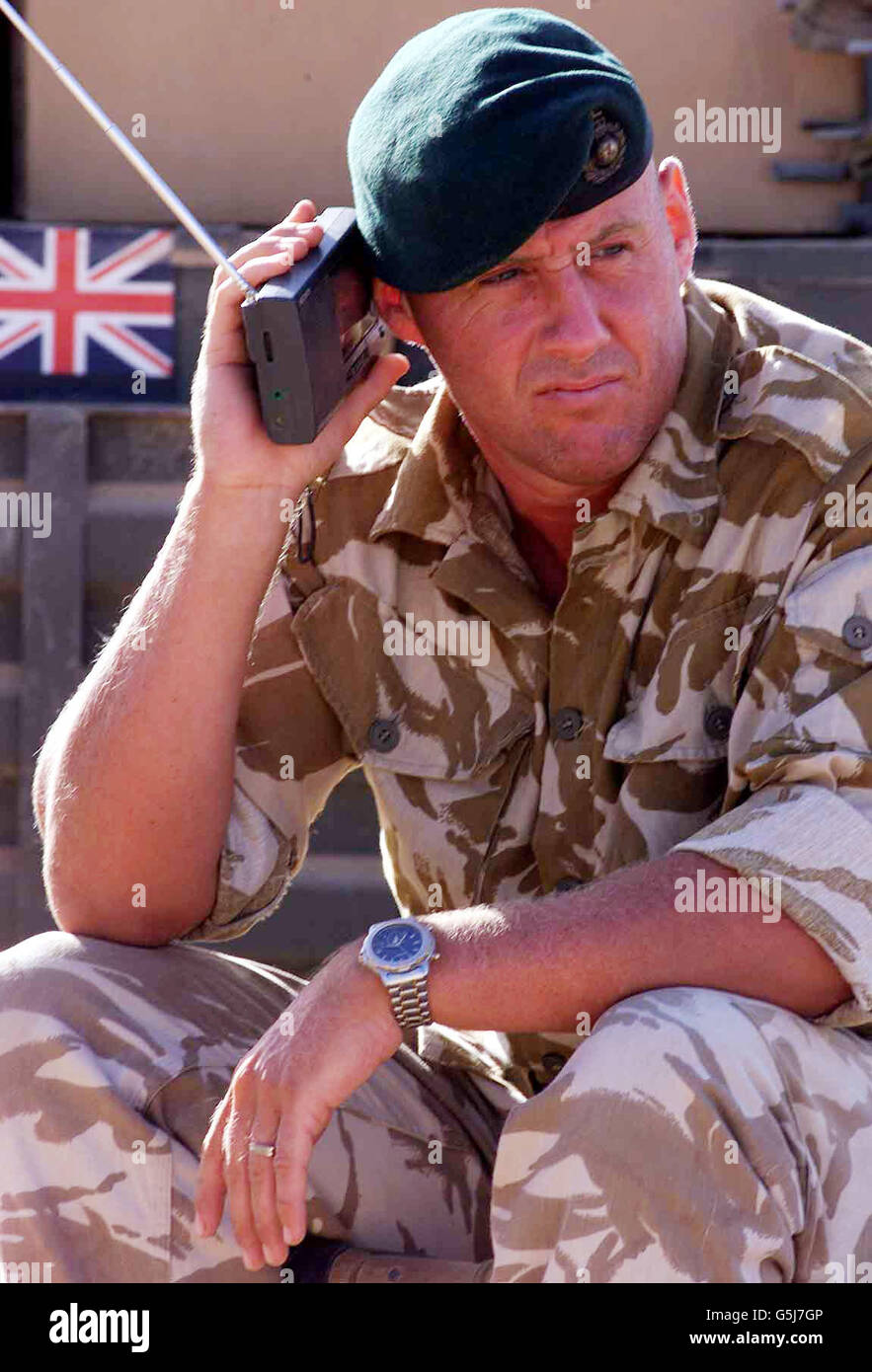 Royal marine sgt paul smitham de penzance Banque de photographies et d ...