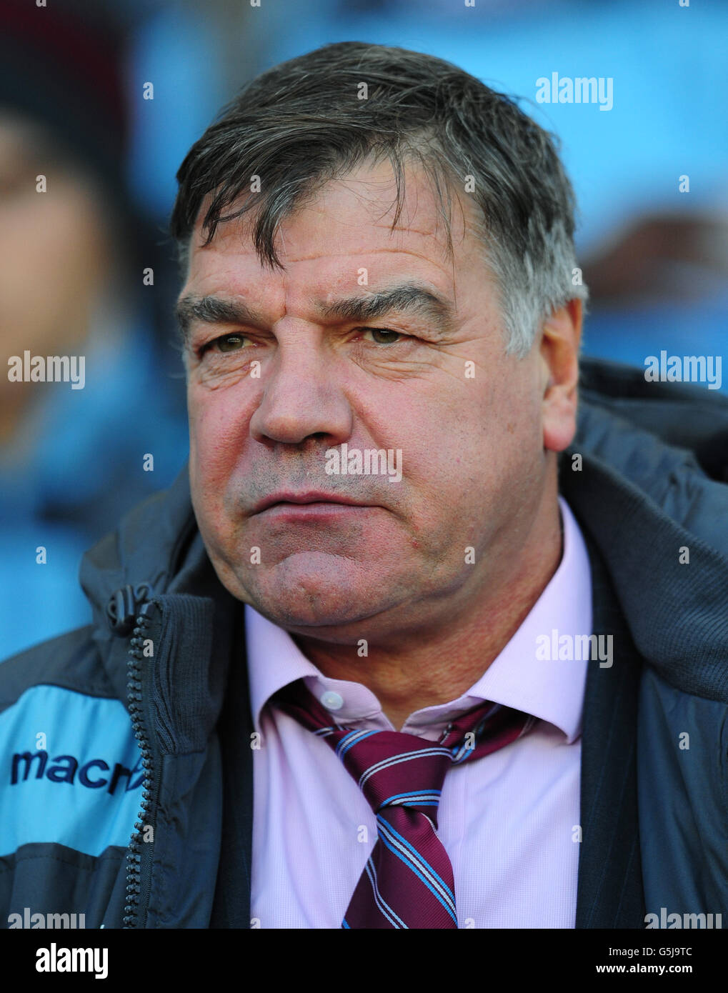 Sam Allardyce, directeur de West Ham United, avant le lancement du ...