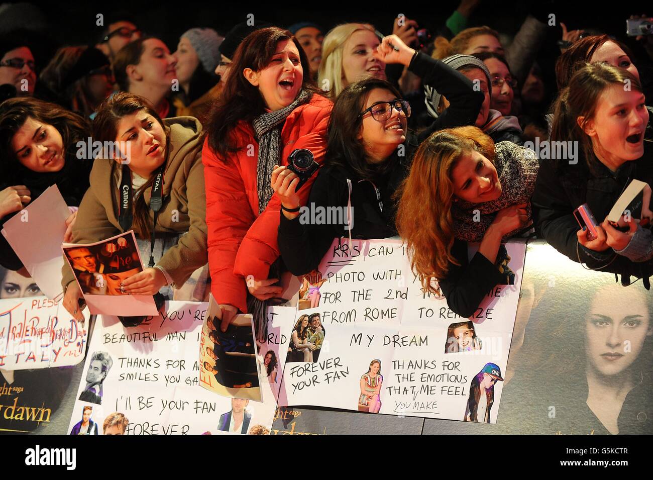 The twilight saga fans the twilight saga Banque de photographies et d ...
