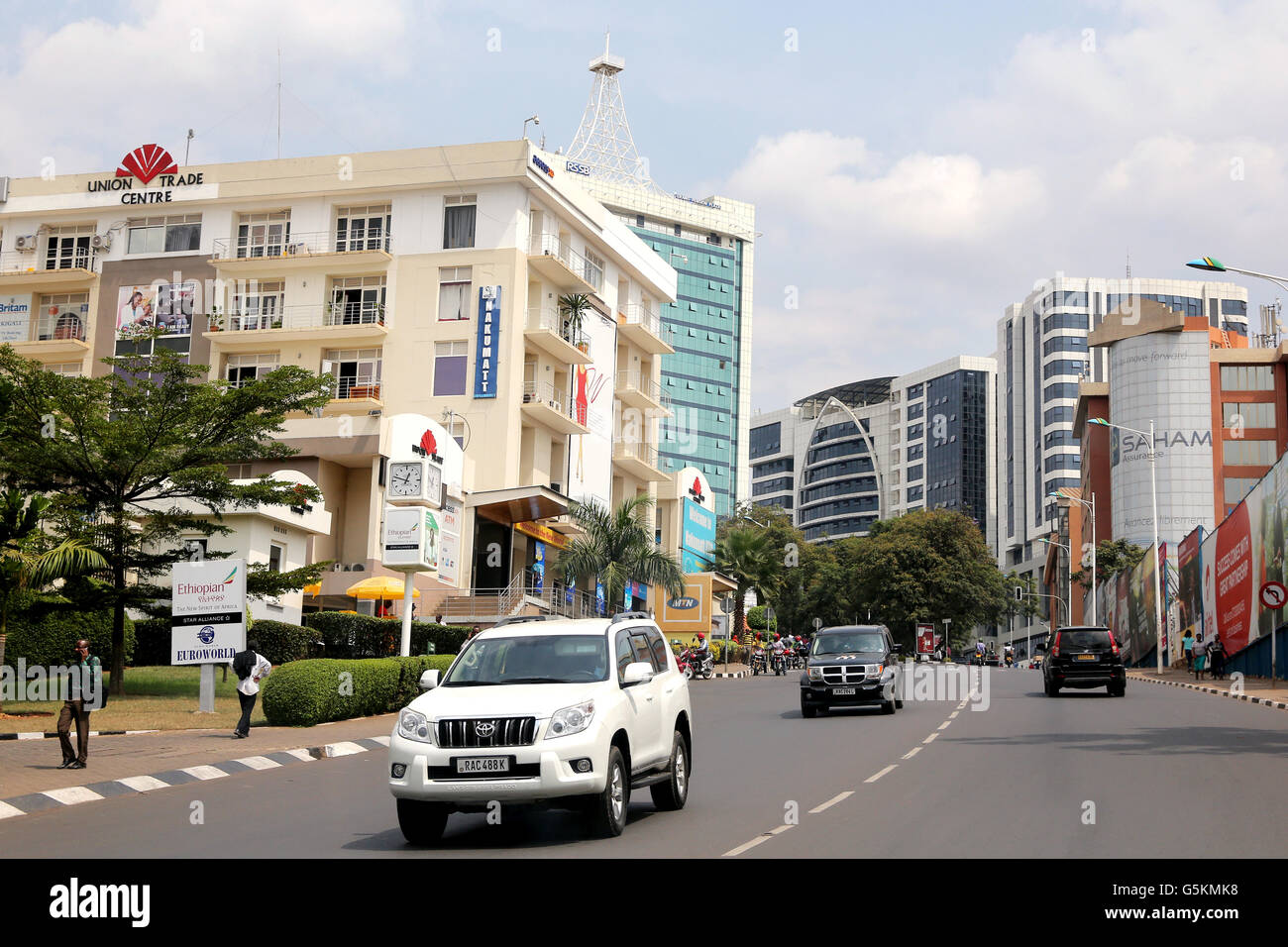 Street view in kigali city Banque de photographies et d’images à haute ...