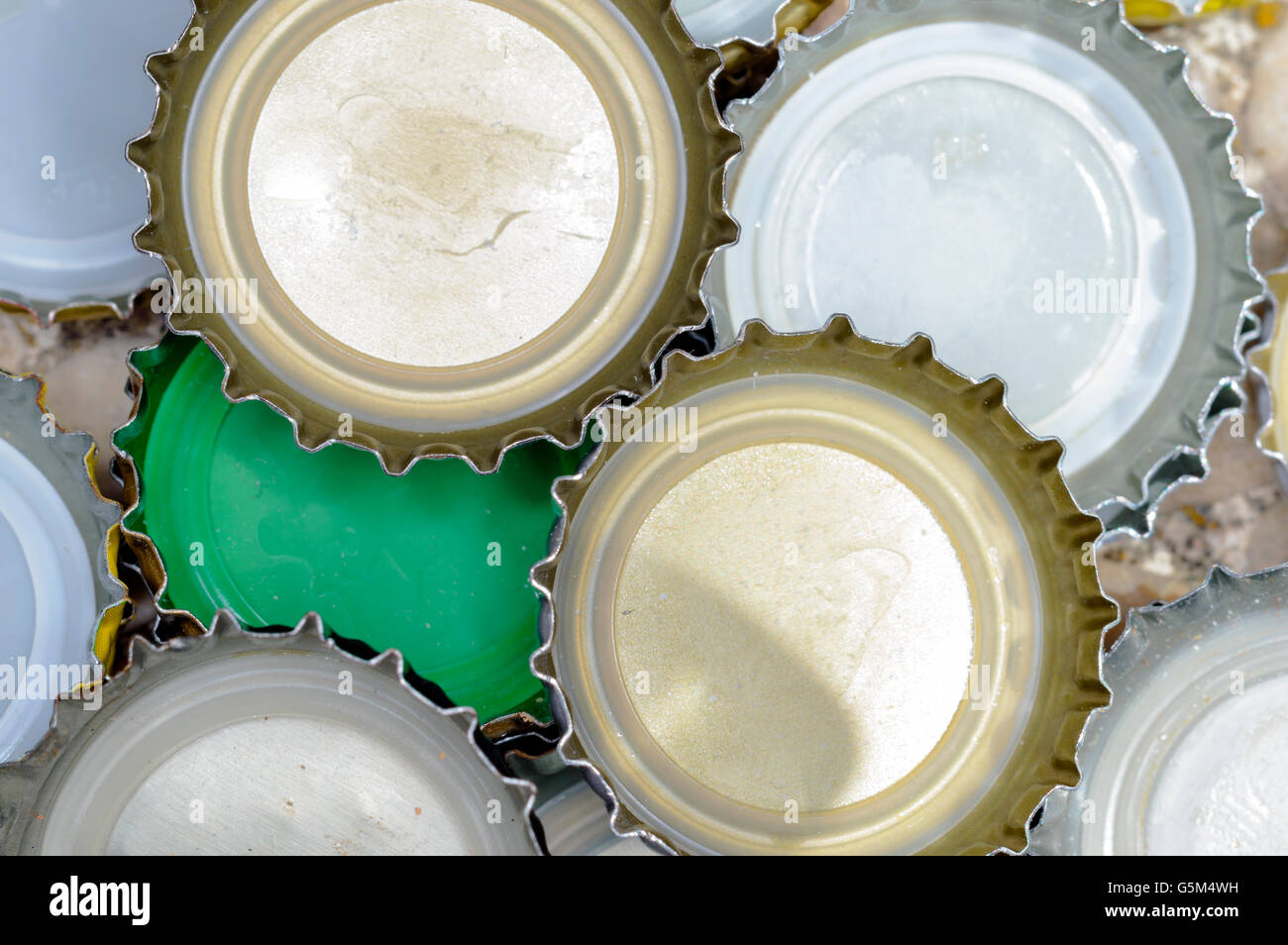 Beer Bottle Caps Banque d'image et photos - Alamy