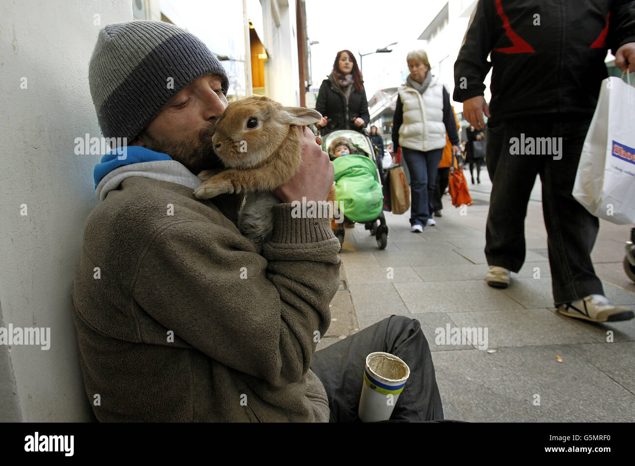 John Byrne qui est sans abri et dans les rues de Dublin depuis 25 ans ...