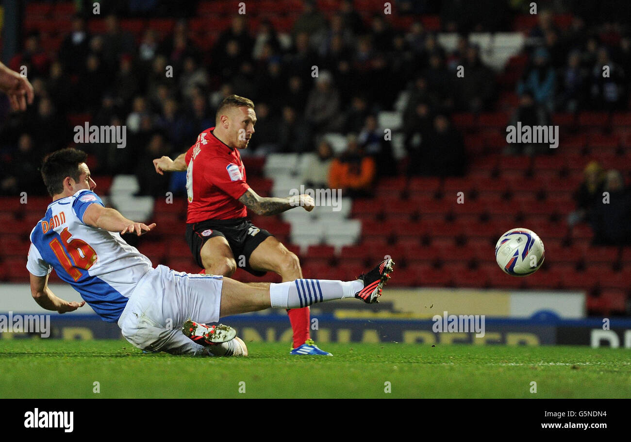 Blackburn rovers scott dann gauche Banque de photographies et d’images ...