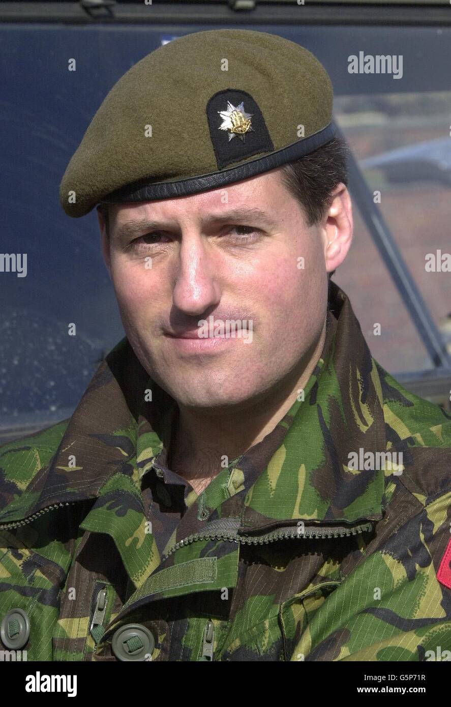 Lt col phil jones commandant du 1er bataillon Banque de photographies ...