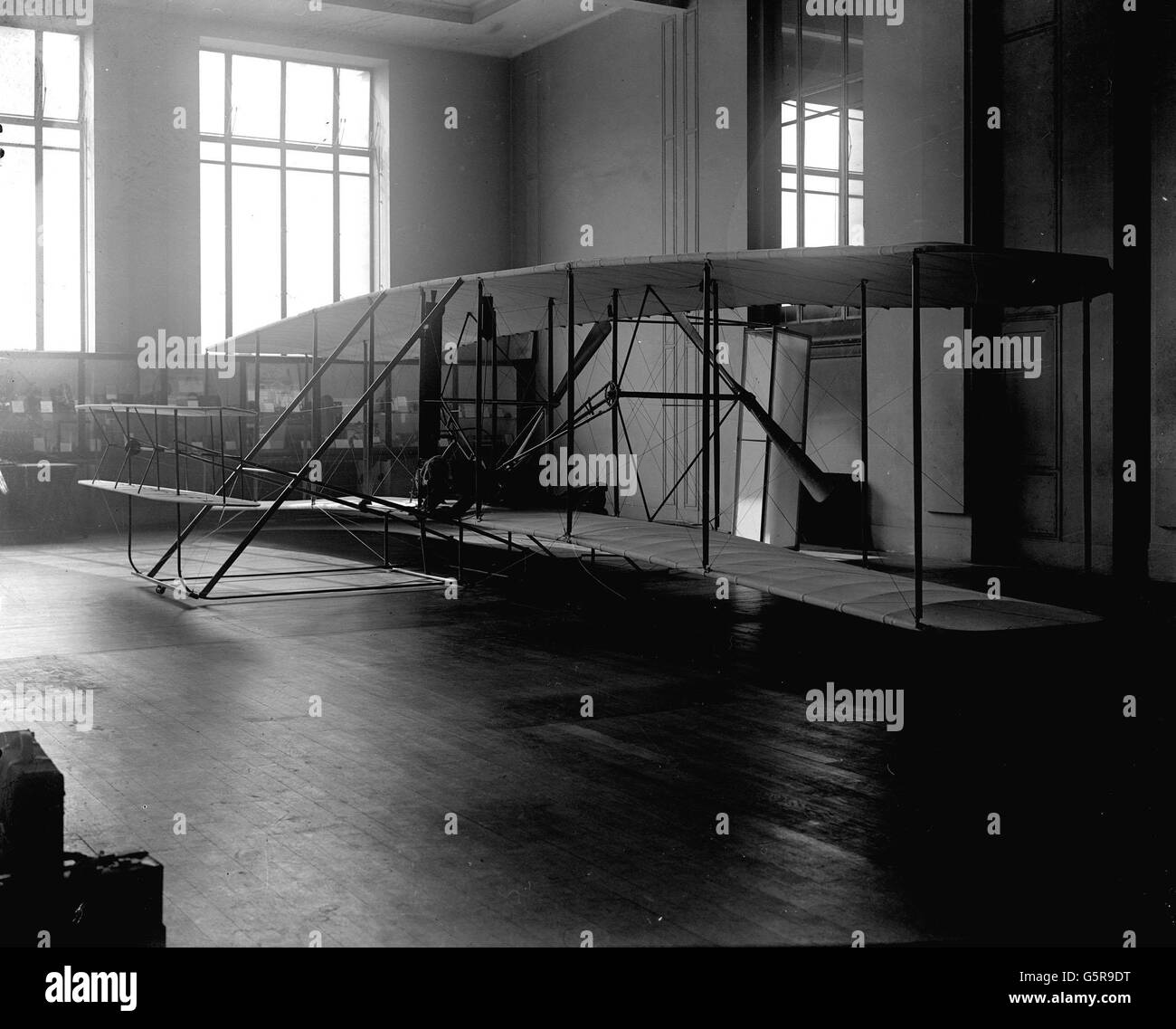 Wright Brothers Plane Banque d'images noir et blanc - Alamy