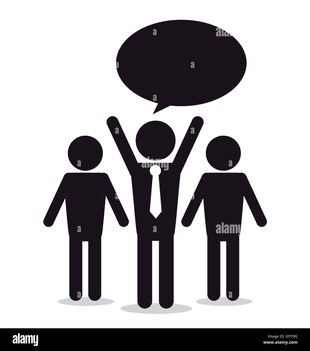 Icône bulle avec pictogramme. Communication design graphique vectoriel ...