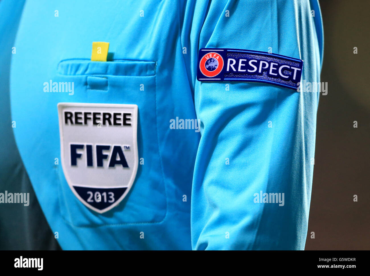 Campagne de respect de l'uefa de football Banque de photographies et d ...