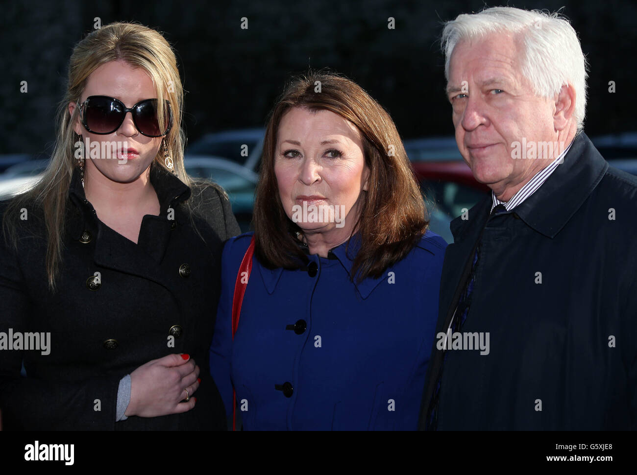 (De gauche à droite) Katy la sœur française Jill la mère Janet et le ...