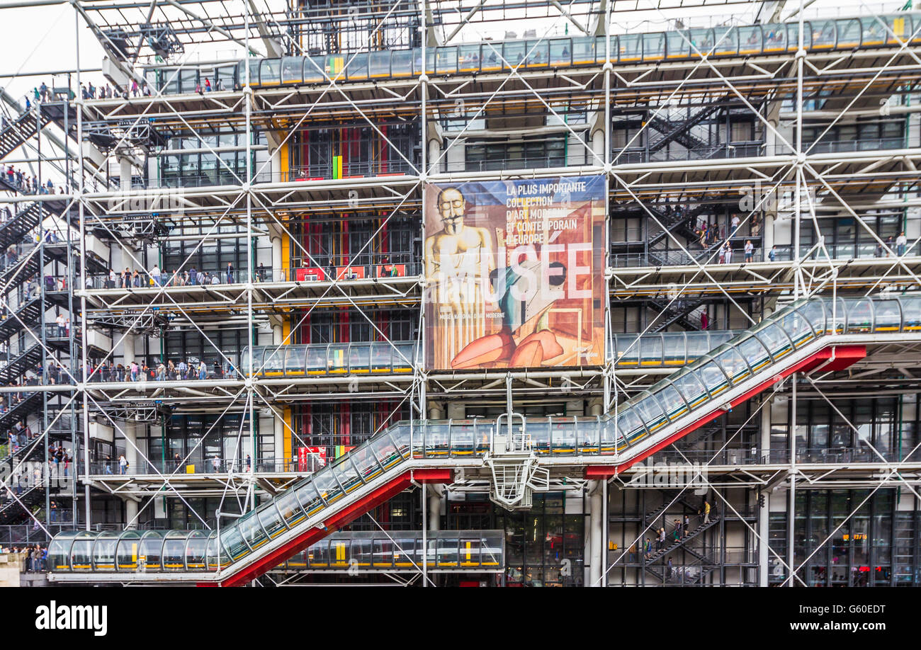 Musée pompidou paris Banque de photographies et d’images à haute ...