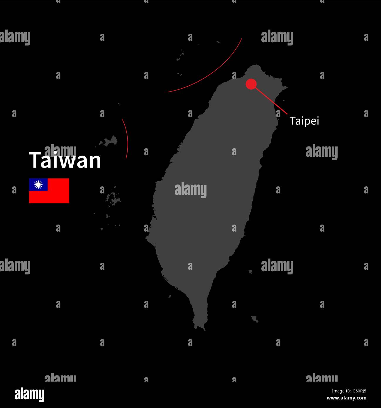 Mappa di taiwan Banque d'images vectorielles - Page 3 - Alamy