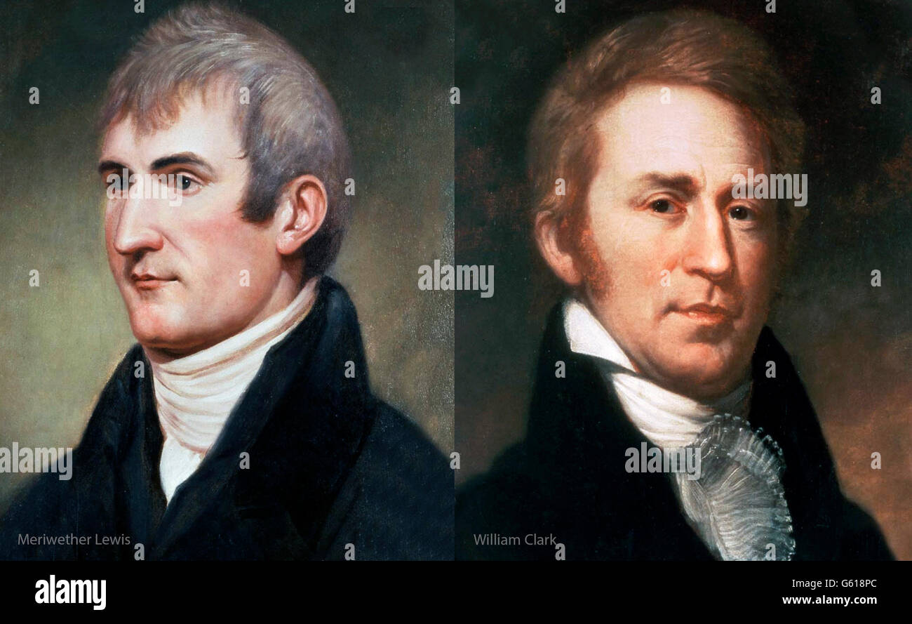 Le Capitaine William Clark Banque d'image et photos - Alamy