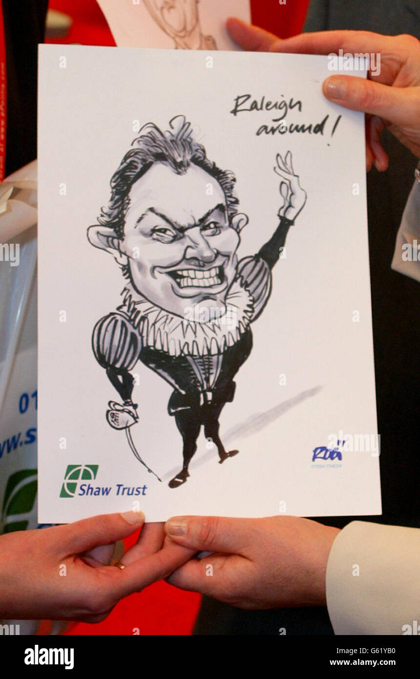 Tony blair caricature Banque de photographies et d’images à haute ...