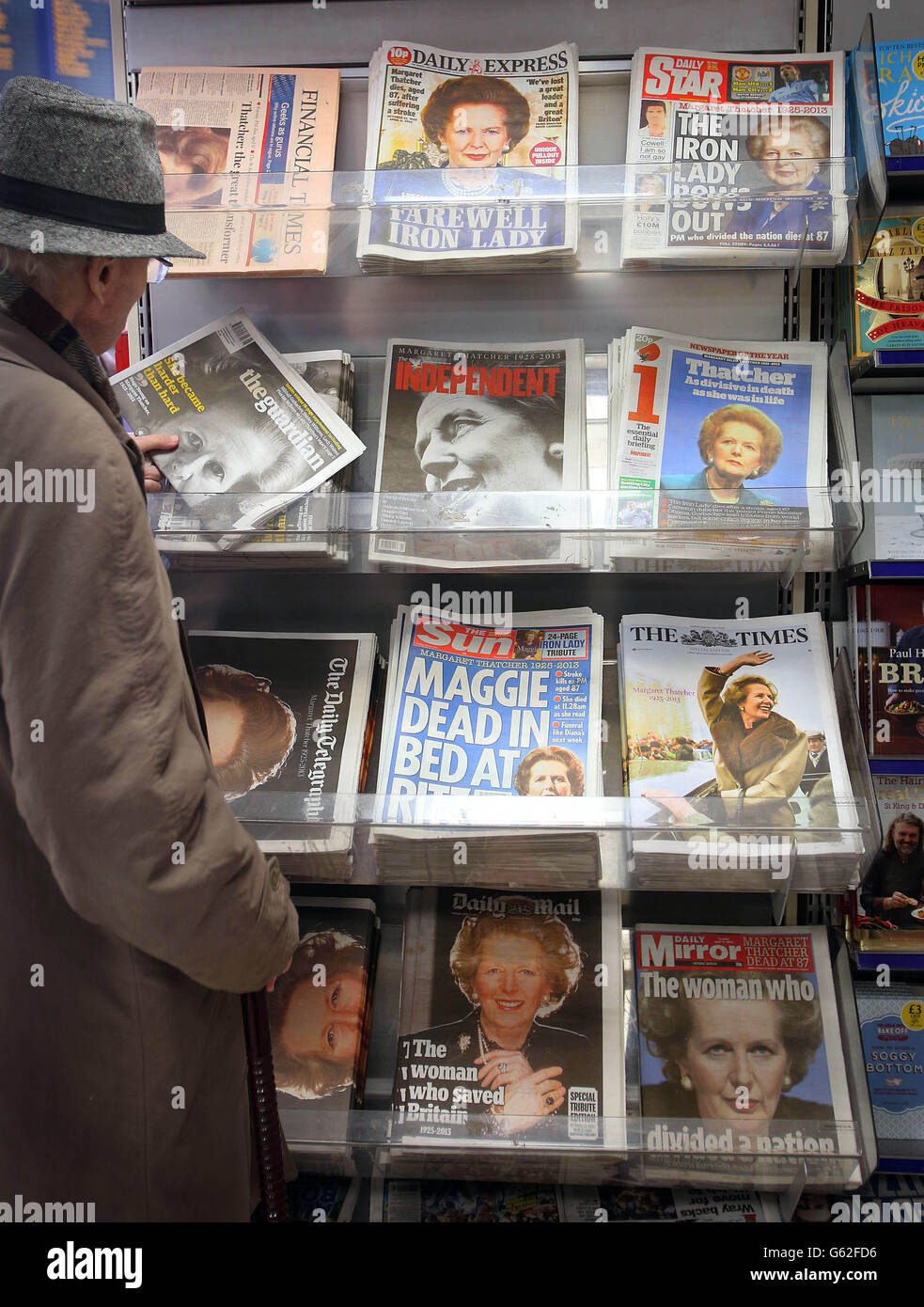 Jour la baronne de la mort thatcher Banque de photographies et d’images ...