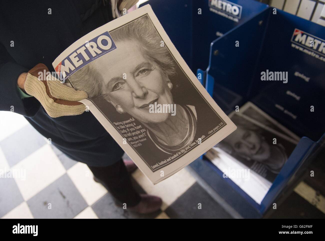 Jour la baronne de la mort thatcher Banque de photographies et d’images ...