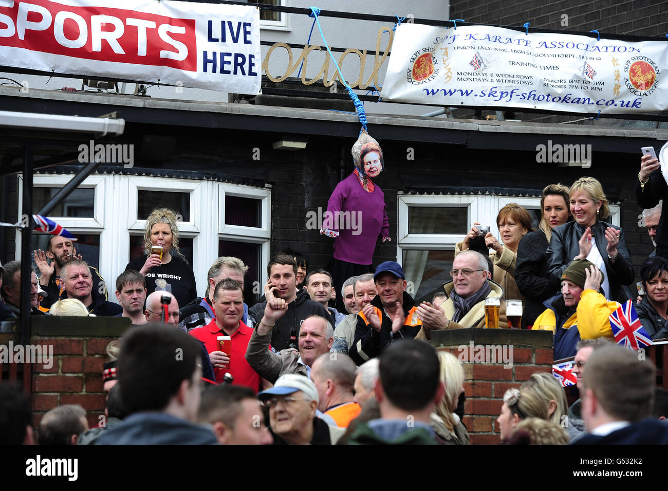 Jour la baronne de la mort thatcher Banque de photographies et d’images ...