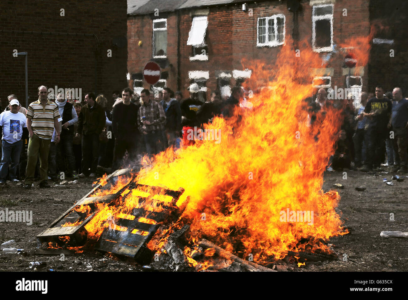 Une effigie de la baronne margaret thatcher Banque de photographies et ...