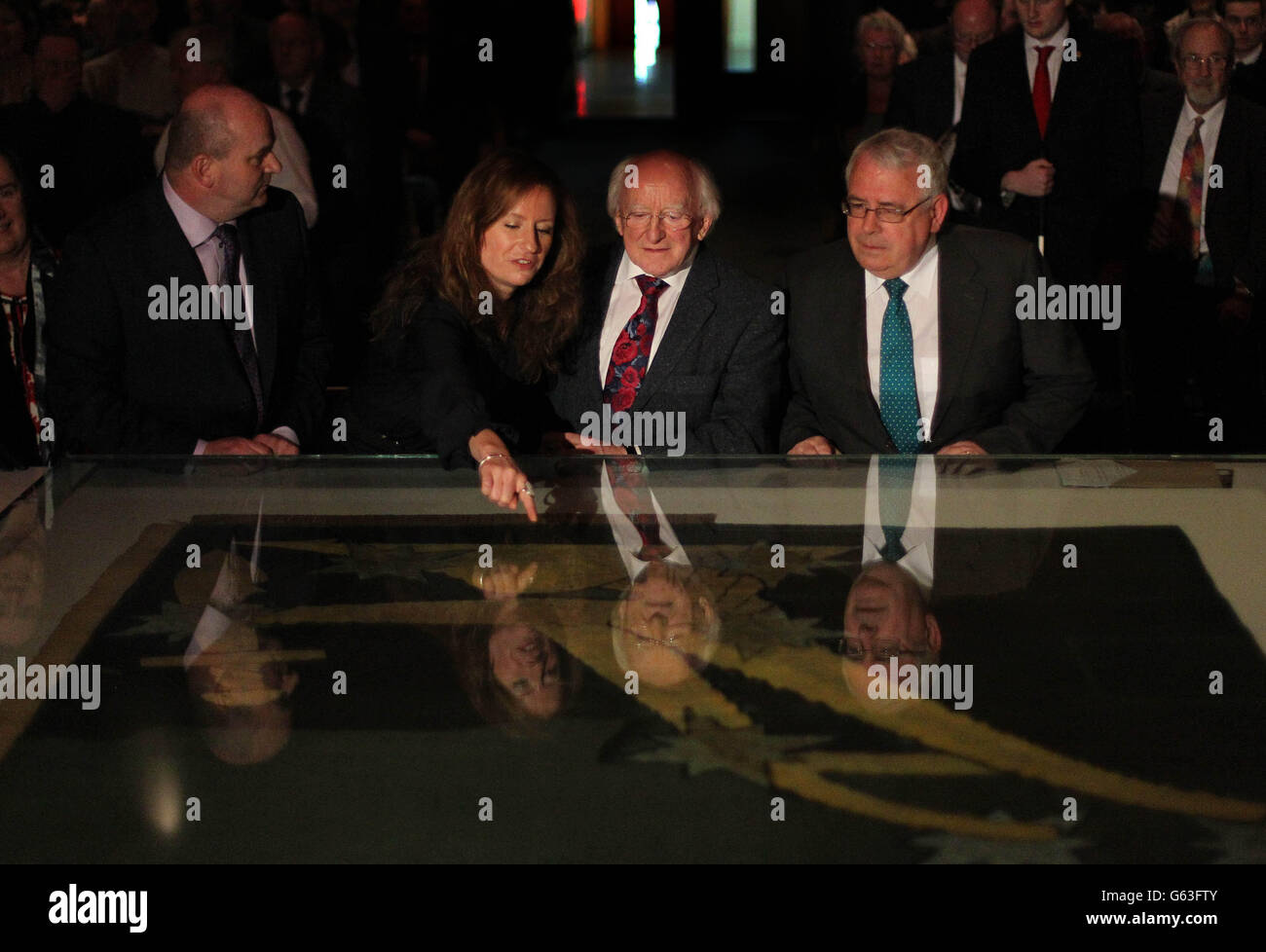 Starry Plough dévoilement du drapeau Photo Stock - Alamy