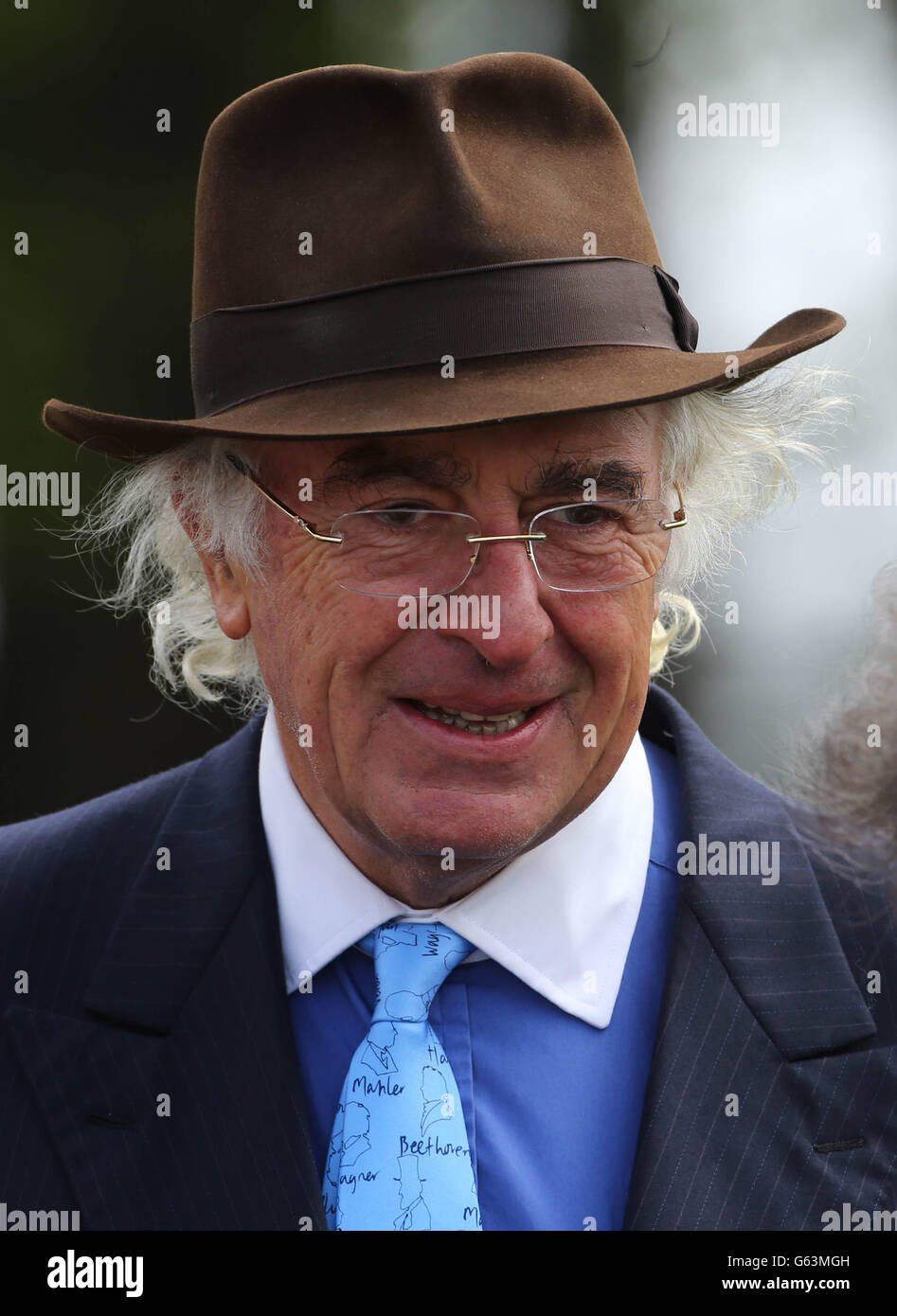 John Magnier, le propriétaire du cheval de course, au champ de courses ...