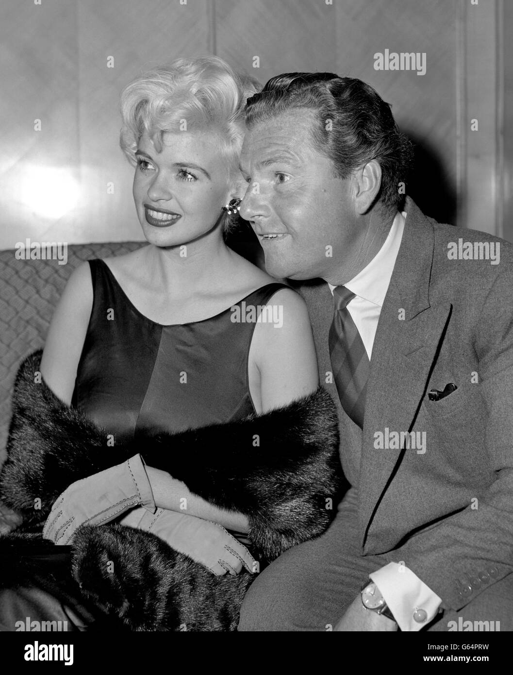 Jayne mansfield in Banque d'images noir et blanc - Alamy
