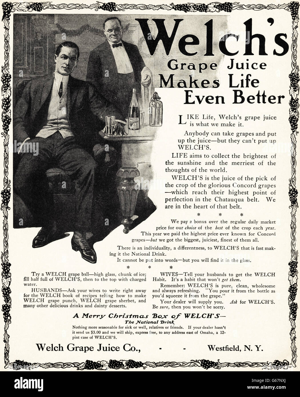 Old vintage original magazine américain annonce à partir de l'époque ...