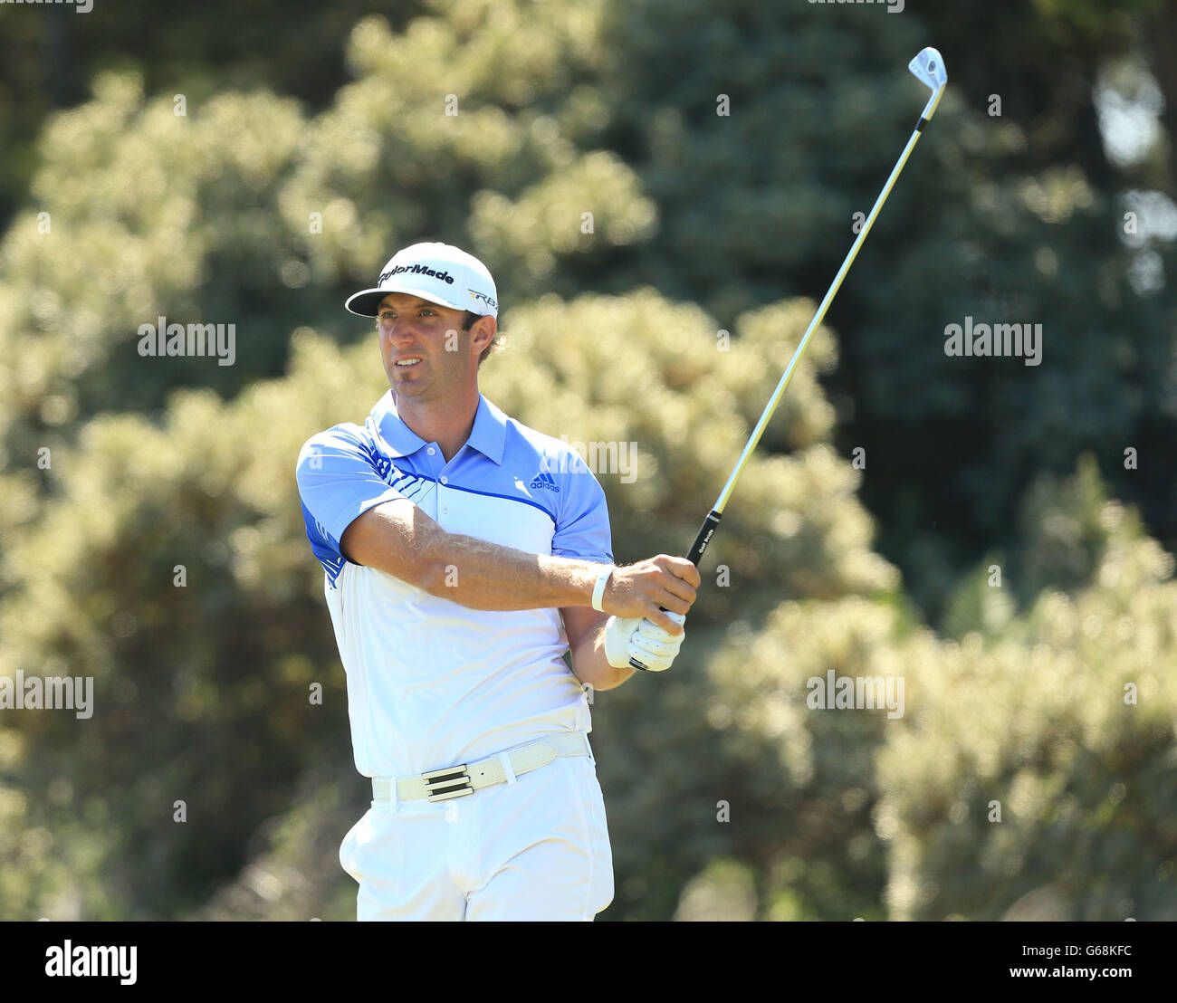 Usas dustin johnson sur le 3e tee Banque de photographies et d’images à ...