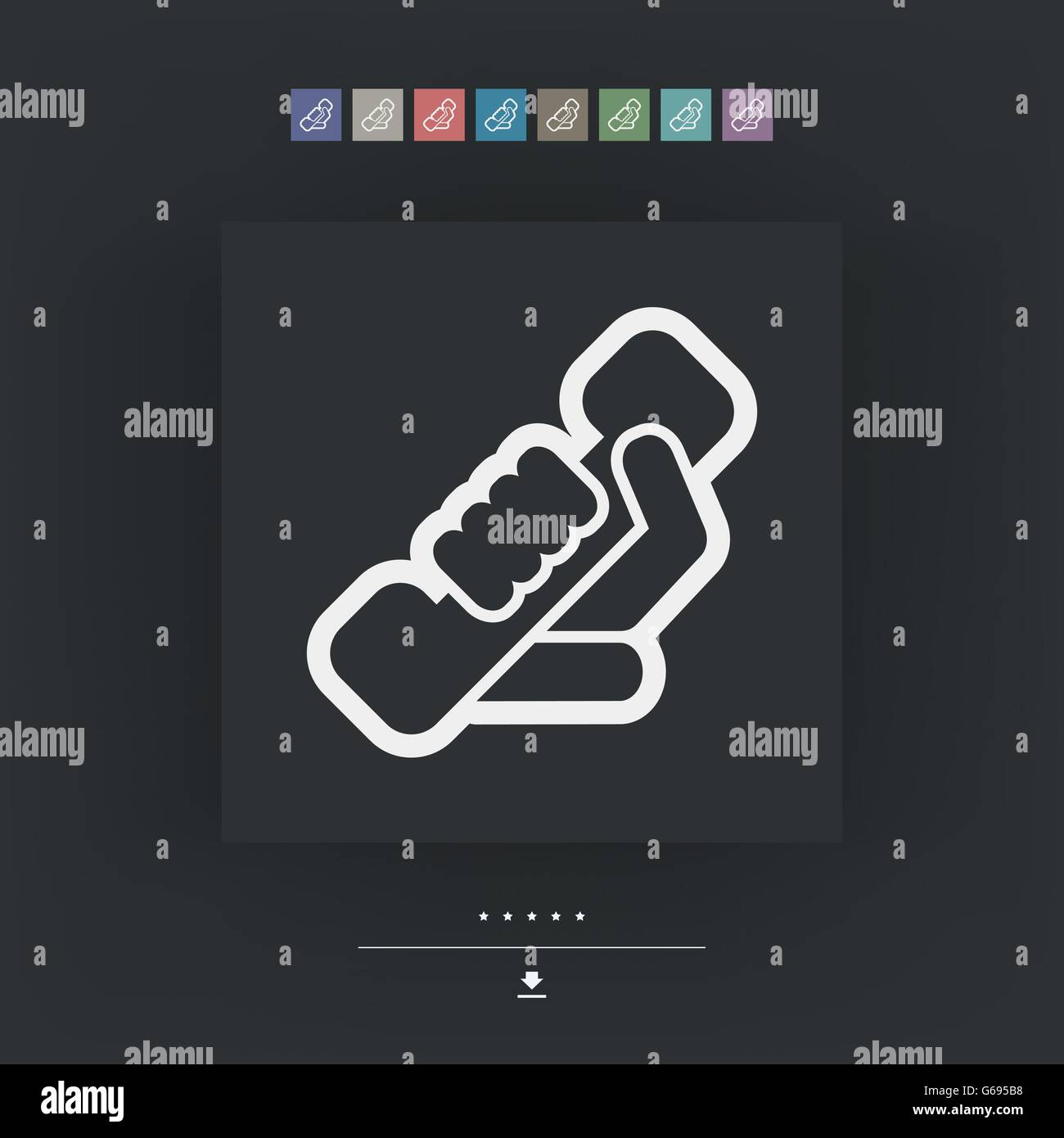 Nous icône Banque d'images vectorielles - Alamy