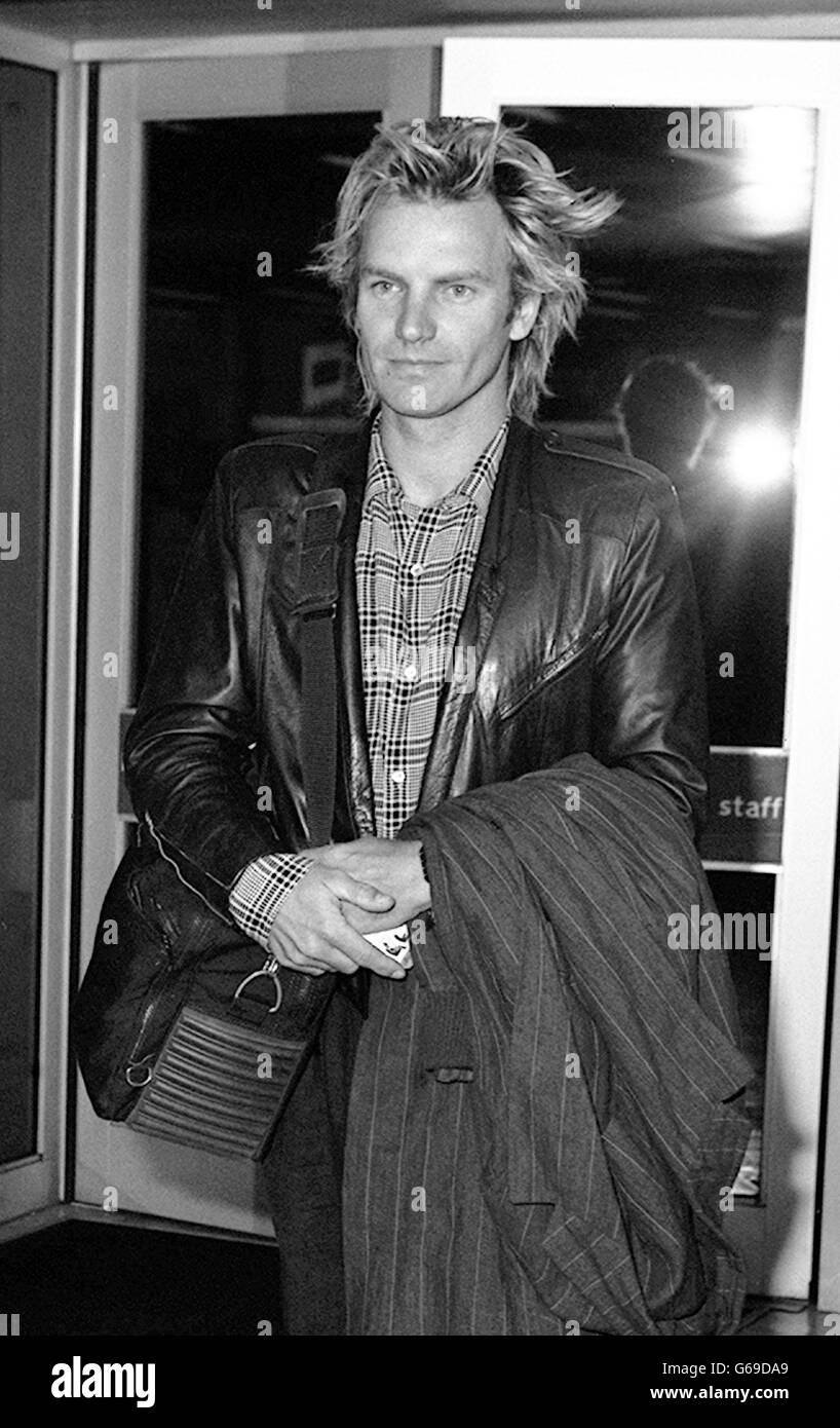 Sting singer pop group police Banque de photographies et d’images à ...