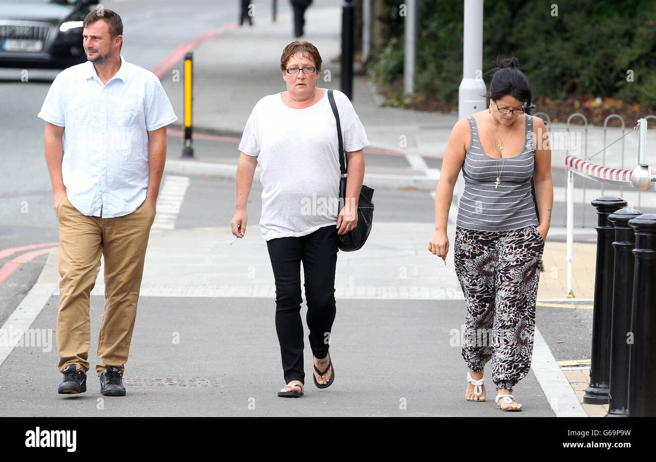 Tia sharps grandmother centre et natalie sharp Banque de photographies ...
