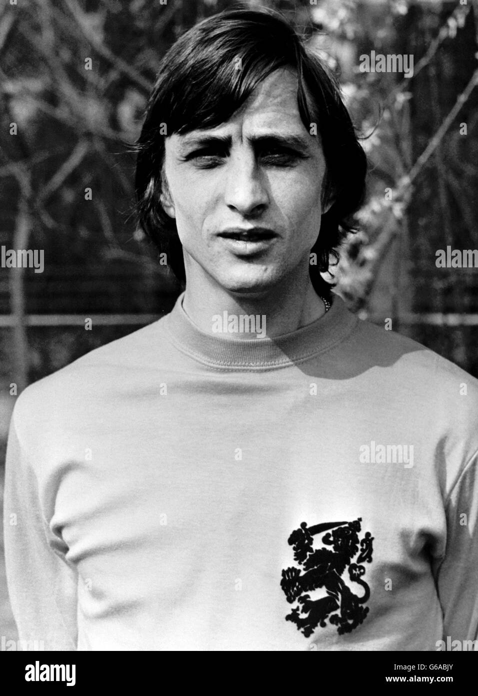 Johan cruyff Banque d'images noir et blanc - Alamy