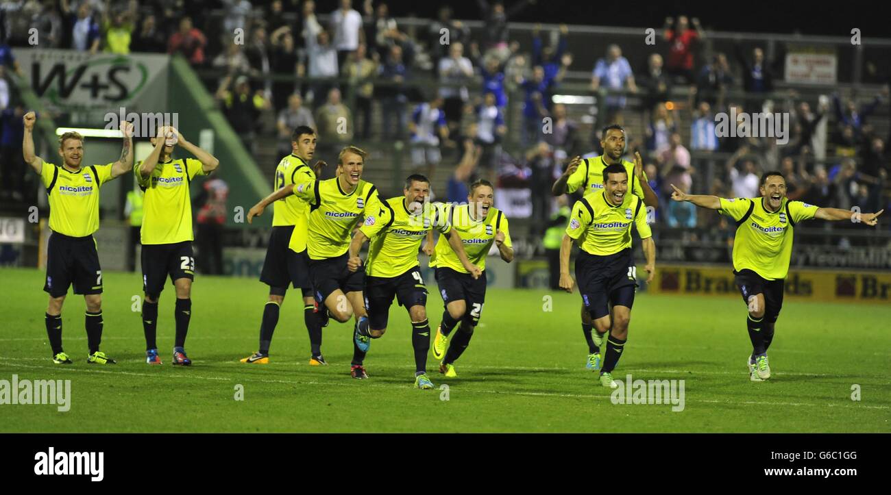Capitale du football une coupe ronde yeovil town birmingham huish park ...