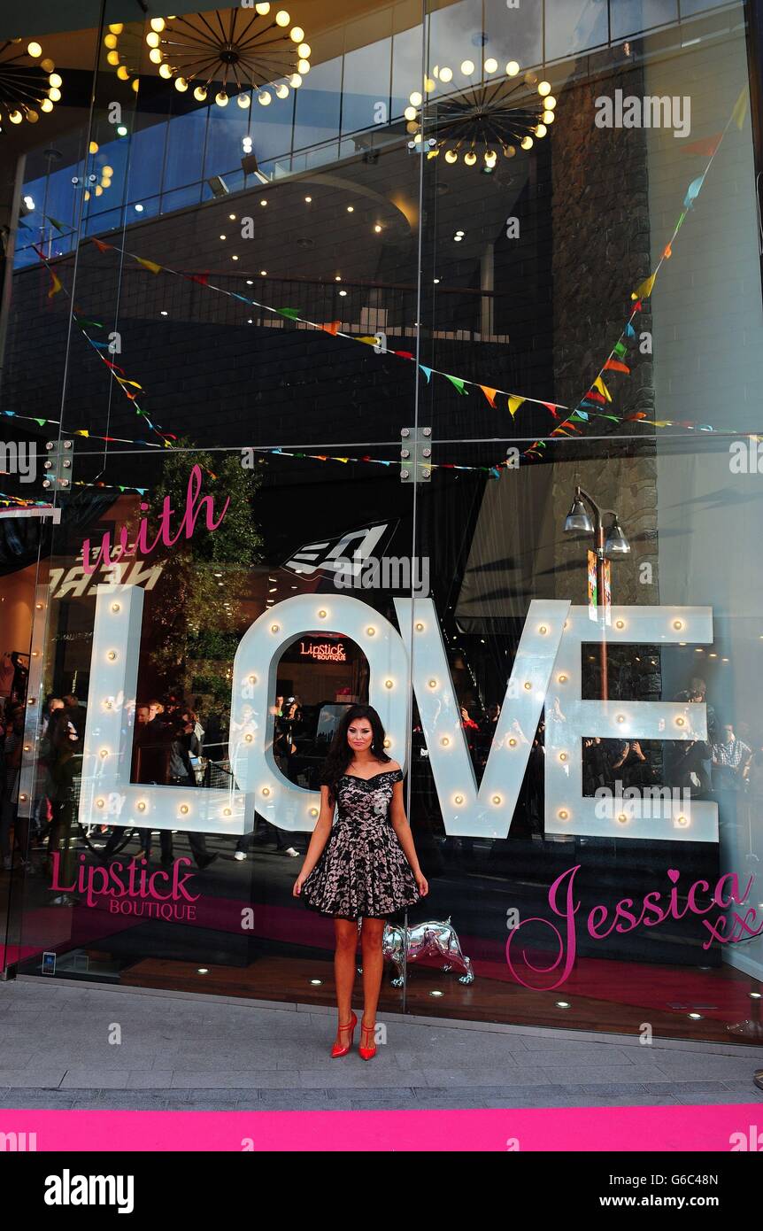 Avec amour lancement de la boutique jessica xx Banque de photographies ...
