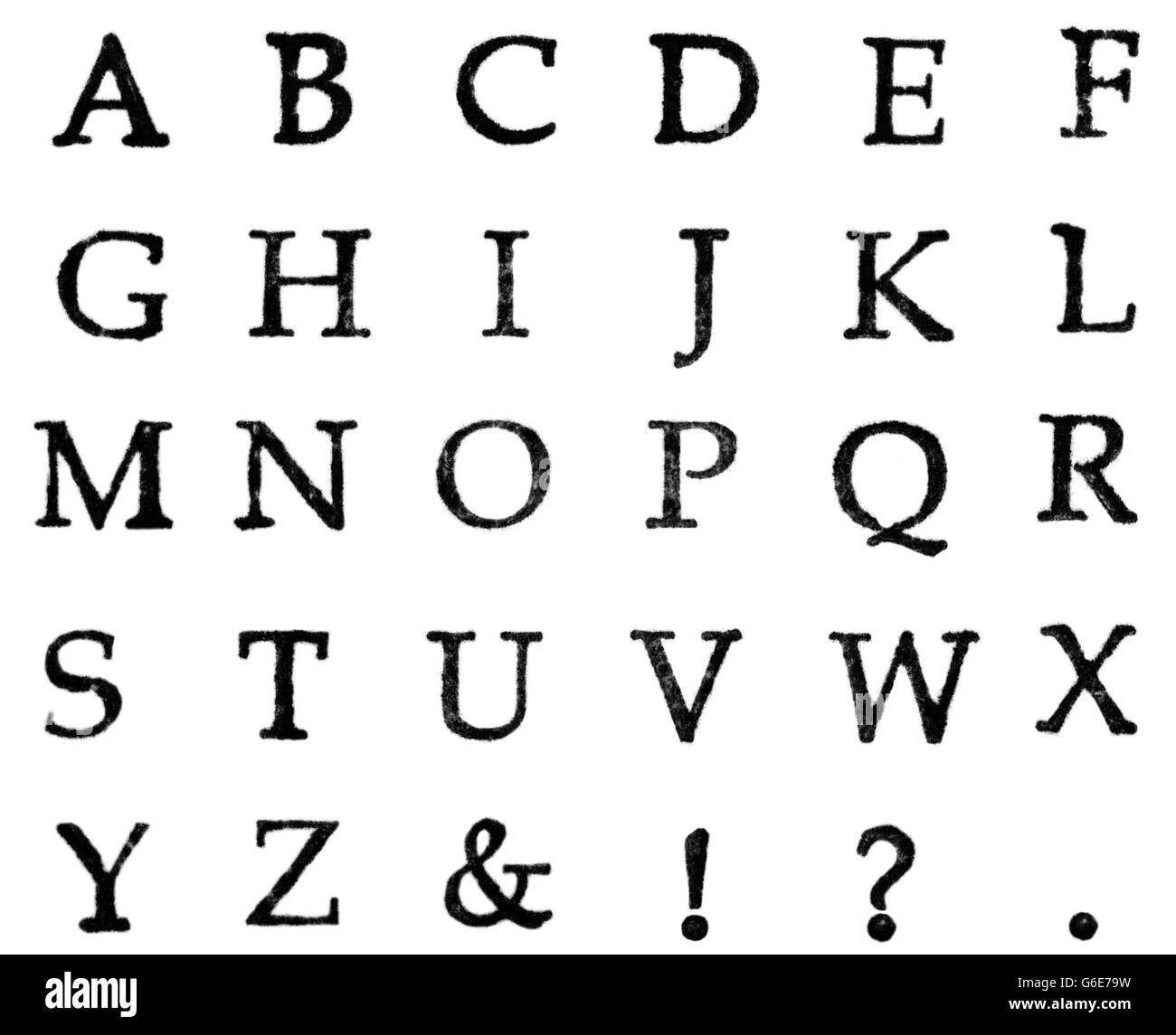 Modèle De Lettres Majuscules Imprimable A Comme...