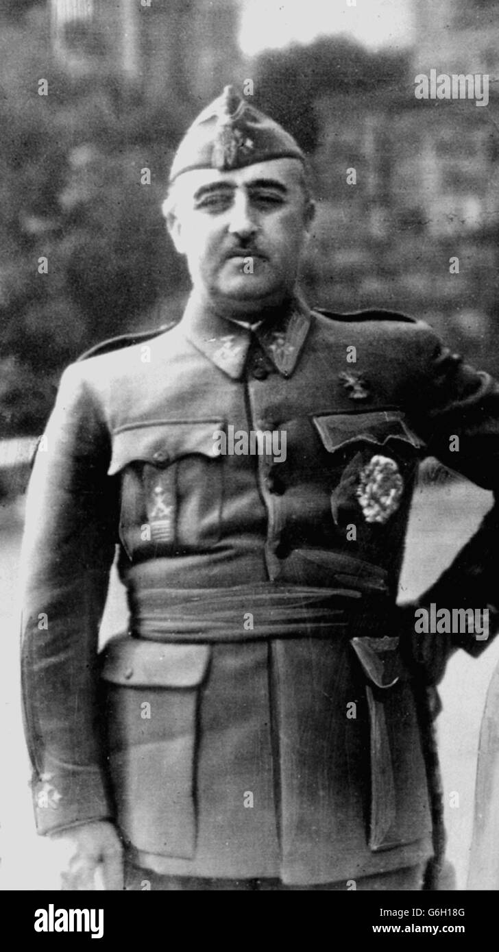 Le général franco Banque de photographies et d’images à haute ...