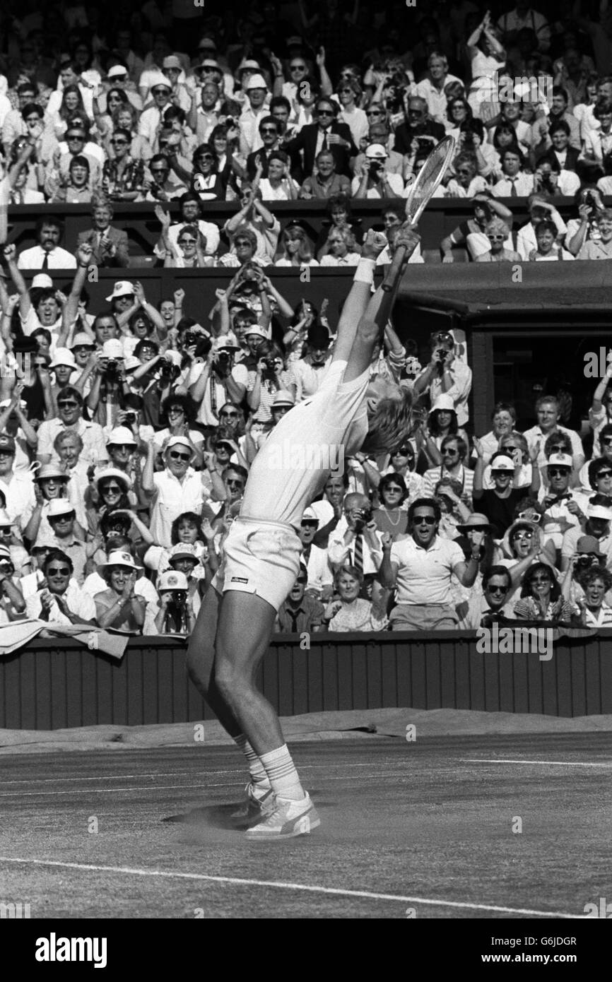 Tennis wimbledon borisbecker30e Banque de photographies et d’images à ...