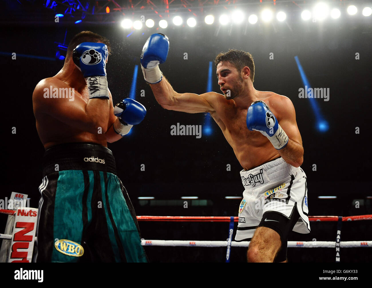 Frank Buglioni (à droite) et Stepan Horvath lors de la bataille de ...