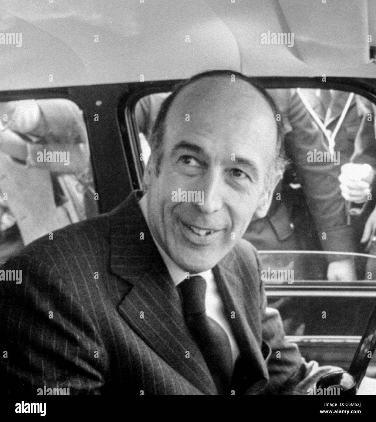 Valery giscard Banque d'images noir et blanc - Alamy