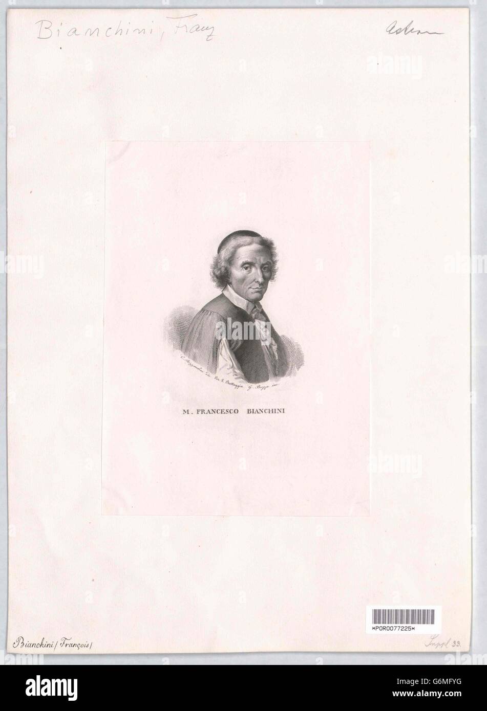 Francesco bianchini Banque de photographies et d’images à haute ...