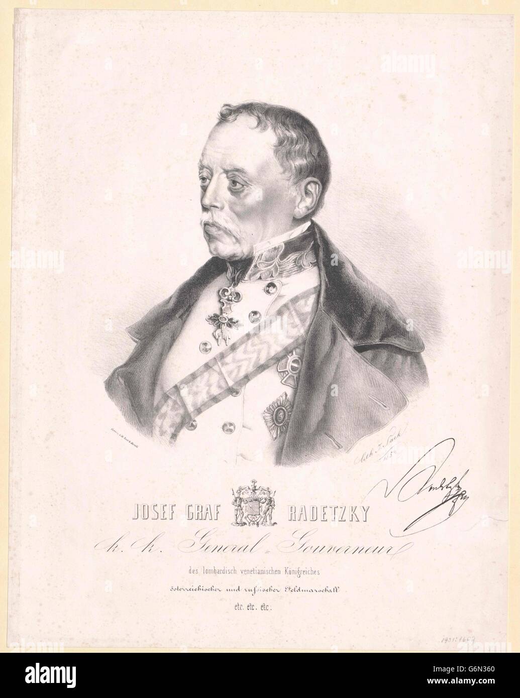 Josef Radetzky Von Radetz Banque d'image et photos - Alamy