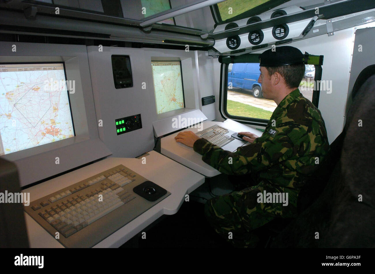 The mobile artillery monitoring battlefield radar mamba developed by ...